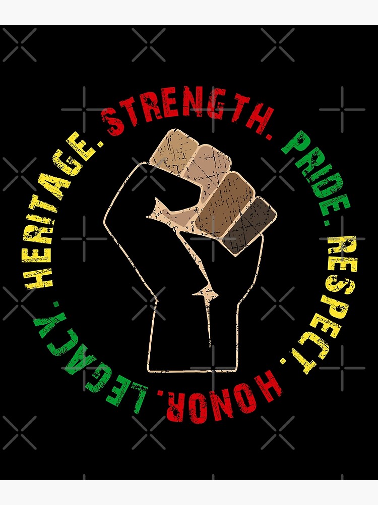 "Best Strong Black Pride Fist Black Lives Matter History African ...