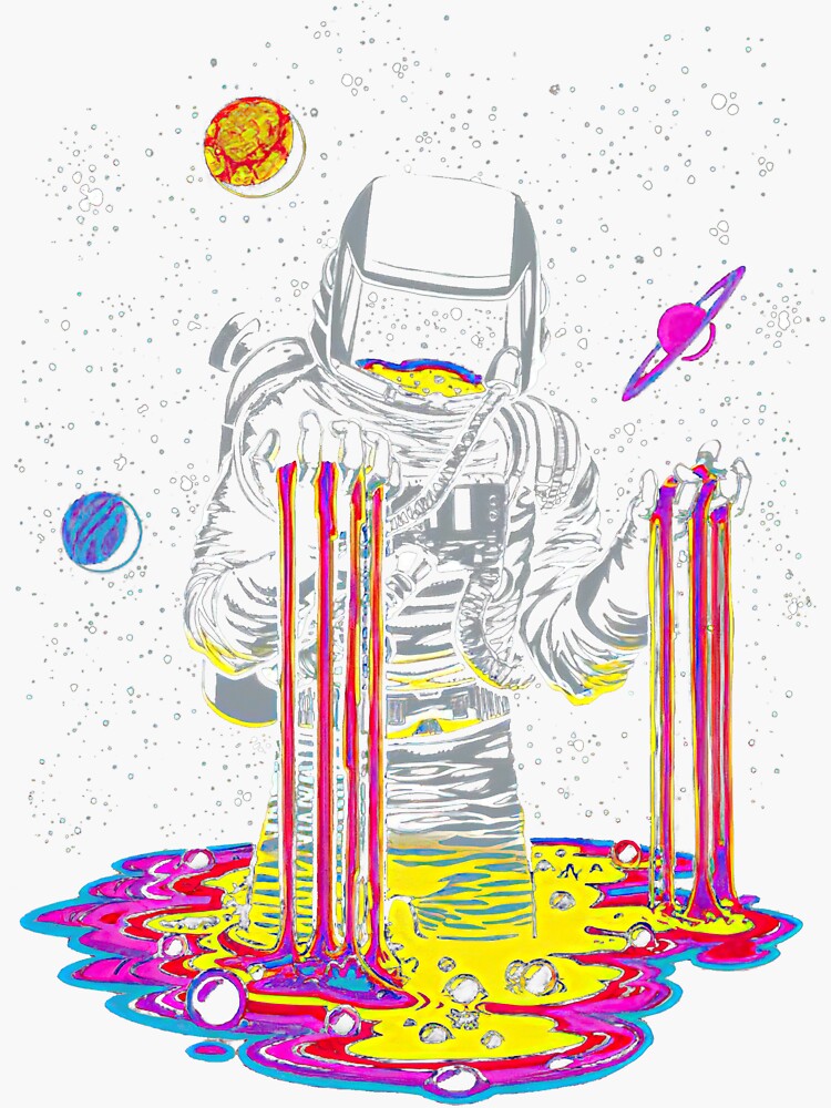 "Space Drip - INTO THE AM Men's Graphic Tees - Cool Urban Gamer Design ...