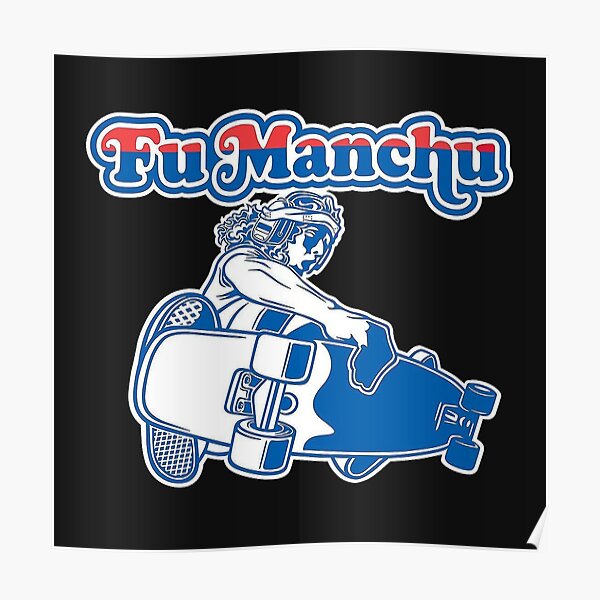 "Fu Manchu Logo Songs" Poster for Sale by Watteder | Redbubble
