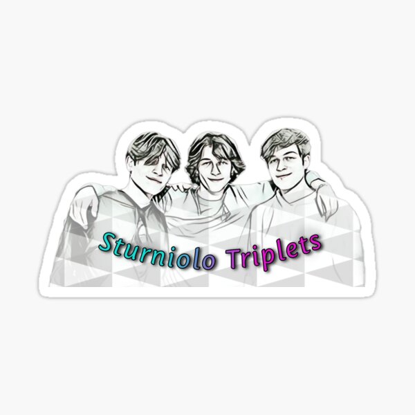 "Sturniolo Triplets" Sticker by C3C3sCreations | Redbubble