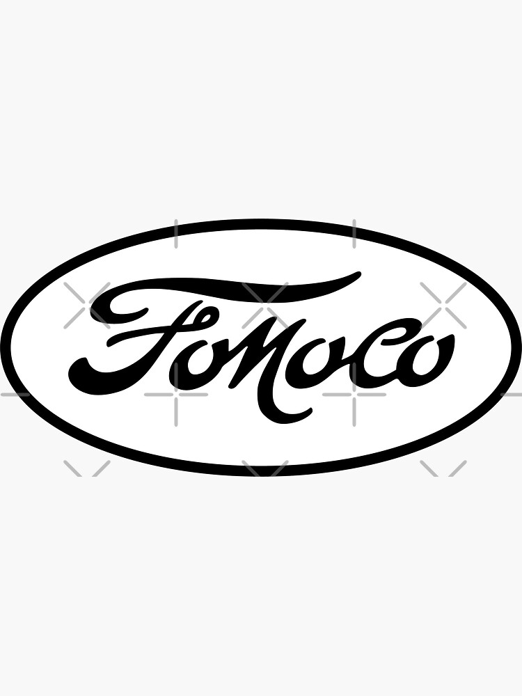 "FoMoCo" Sticker for Sale by spiritofmachine | Redbubble