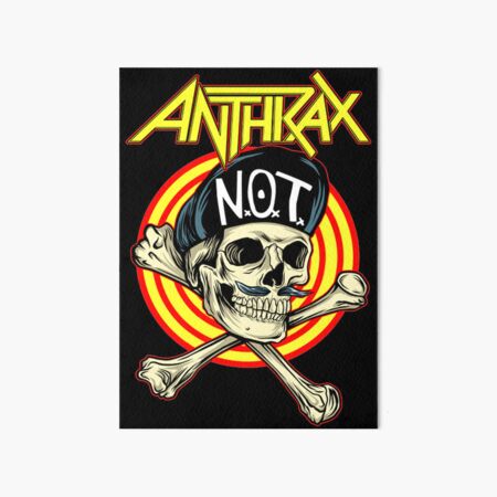 "Anthrax skull Original Logo " Art Board Print by danilugoo | Redbubble