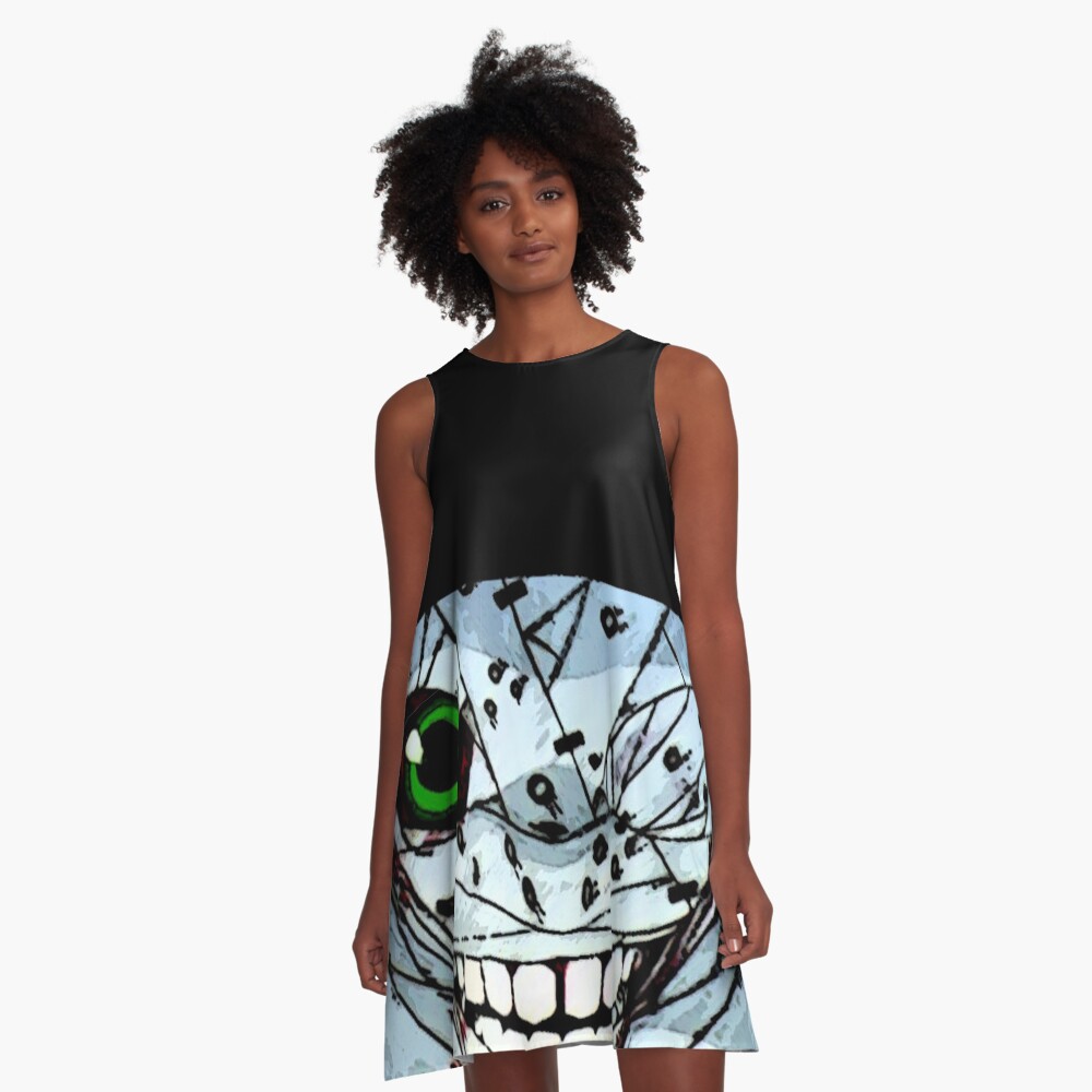 Vestido acampanado «Neon Genesis Evangelion - Bandaged EVA Unit 01» de ...