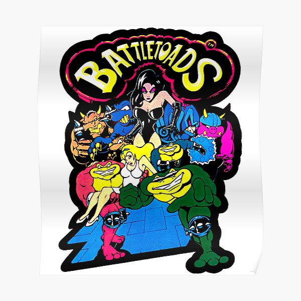 "Battletoads-Arcade" Poster for Sale by VinoYarbrough | Redbubble