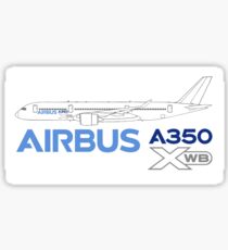Airbus A350 Stickers | Redbubble