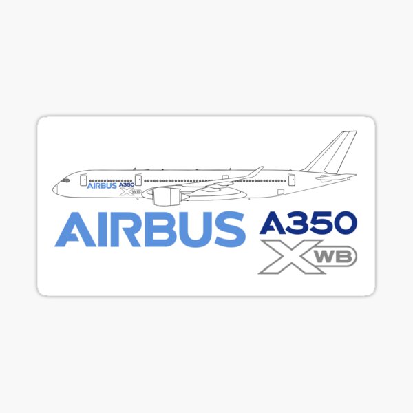 Airbus A350 Stickers | Redbubble