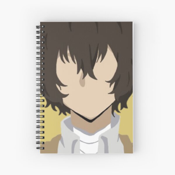 "Dazai osamu bsd minimalistic" Spiral Notebookundefined by akulikestea ...