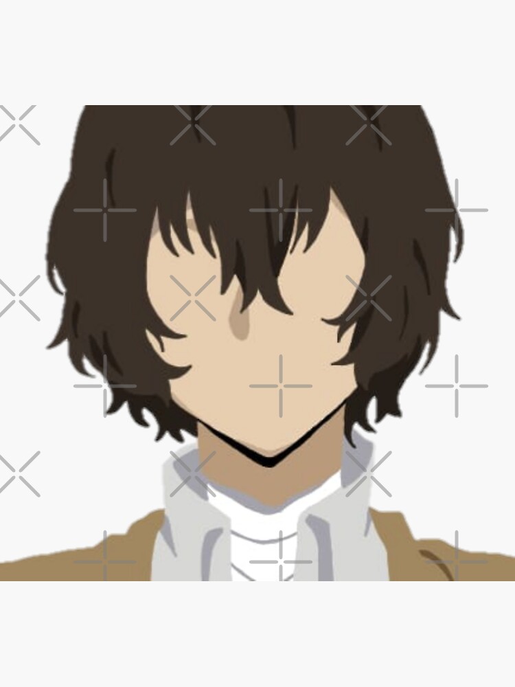 "Dazai osamu bsd minimalistic" Sticker for Sale by akulikestea | Redbubble