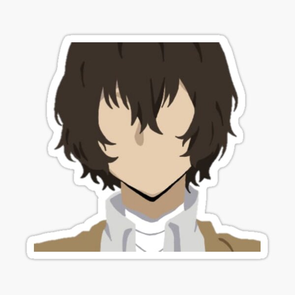 "Dazai osamu bsd minimalistic" Sticker for Sale by akulikestea | Redbubble