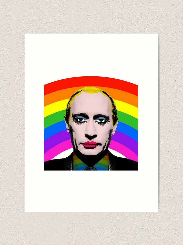 "Vladimir Putin Gay Clown" Art Print for Sale by ScottToddy | Redbubble