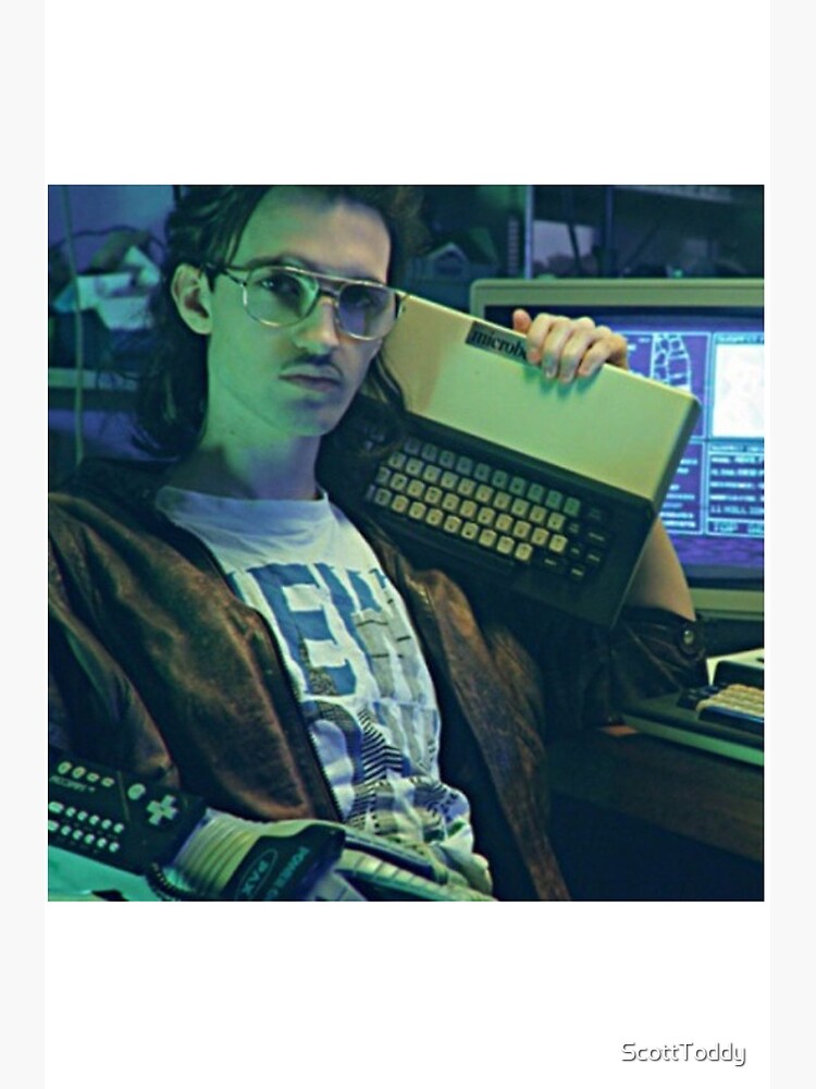 "Retro Hackerman" Poster for Sale by ScottToddy | Redbubble