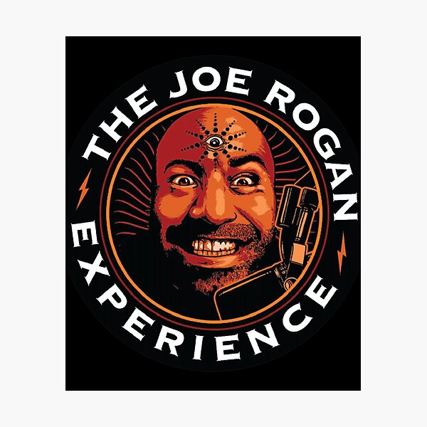 "JRE Joe Rogan Experience Podcast Logo Classic " Photographic Print for ...