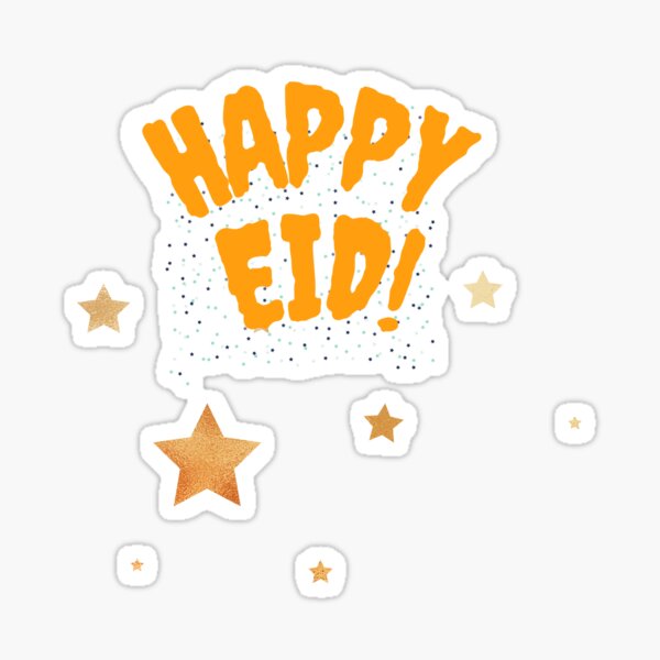 "Happy Eid" Sticker by HSA-design | Redbubble