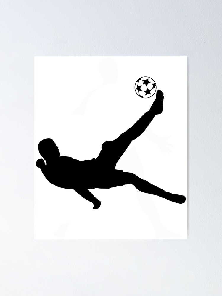 "CR7 BICYCLE KICK SHADOW" Poster for Sale by SHADOW ARTs | Redbubble