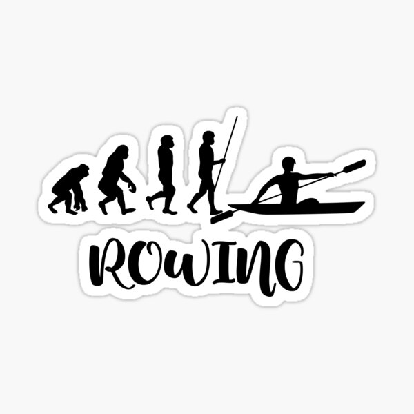 "Rowing" Sticker by dalton666 | Redbubble