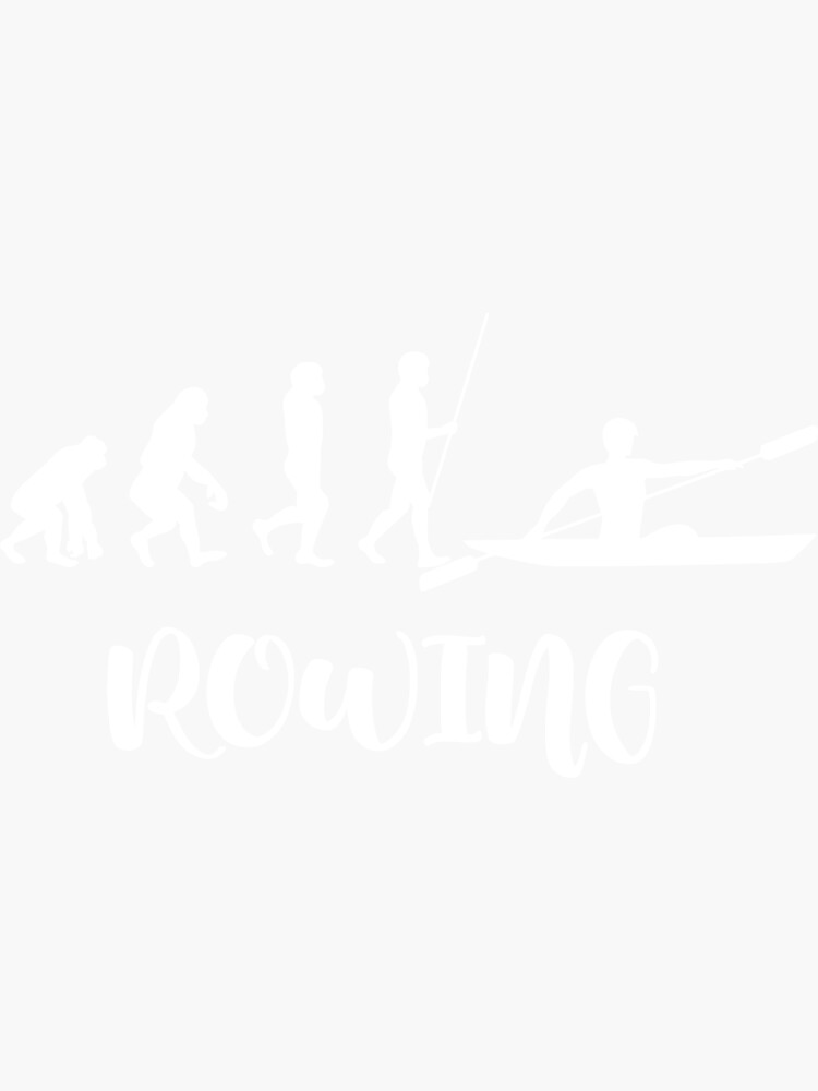 "Rowing" Sticker by dalton666 | Redbubble