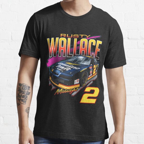 "Rusty Wallace Vintage Nascar Car 2020 Black . Essential ." T-shirt for ...