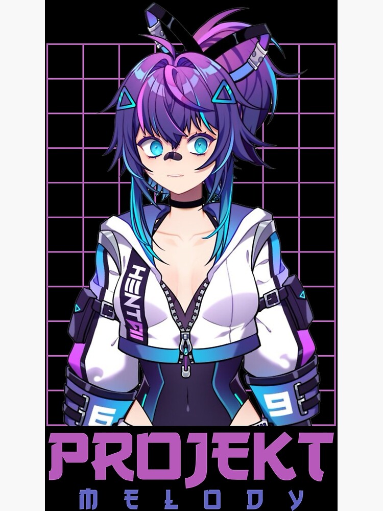 " BEST ANIMERCH VSHOJO - PROJEKT MELODY" Art Print for Sale by ...
