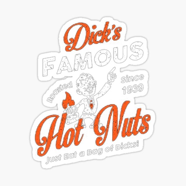 "Famous Hot Nuts" Sticker by darwantoart | Redbubble