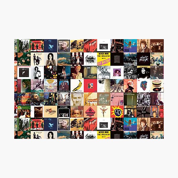 Lámina fotográfica «portadas de discos famosos de la década de 2000» de ...