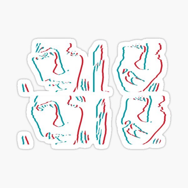 "Nico" Sticker for Sale by printation | Redbubble