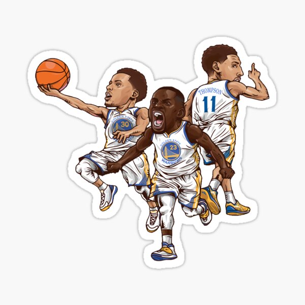 "Big Three Curry Dray Klay" Sticker by JaclynPiel | Redbubble