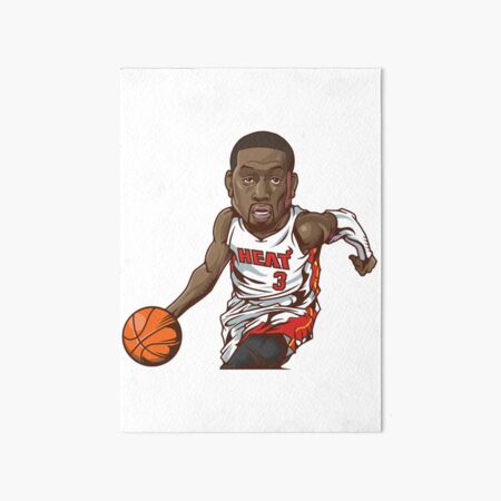"Dwyane Wade 3 Draw Chibi" Art Board Print for Sale by JaclynPiel ...