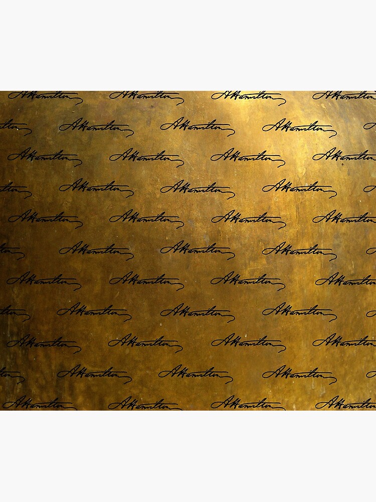 "Hamilton Repeating Pattern" Poster by justonedesign | Redbubble