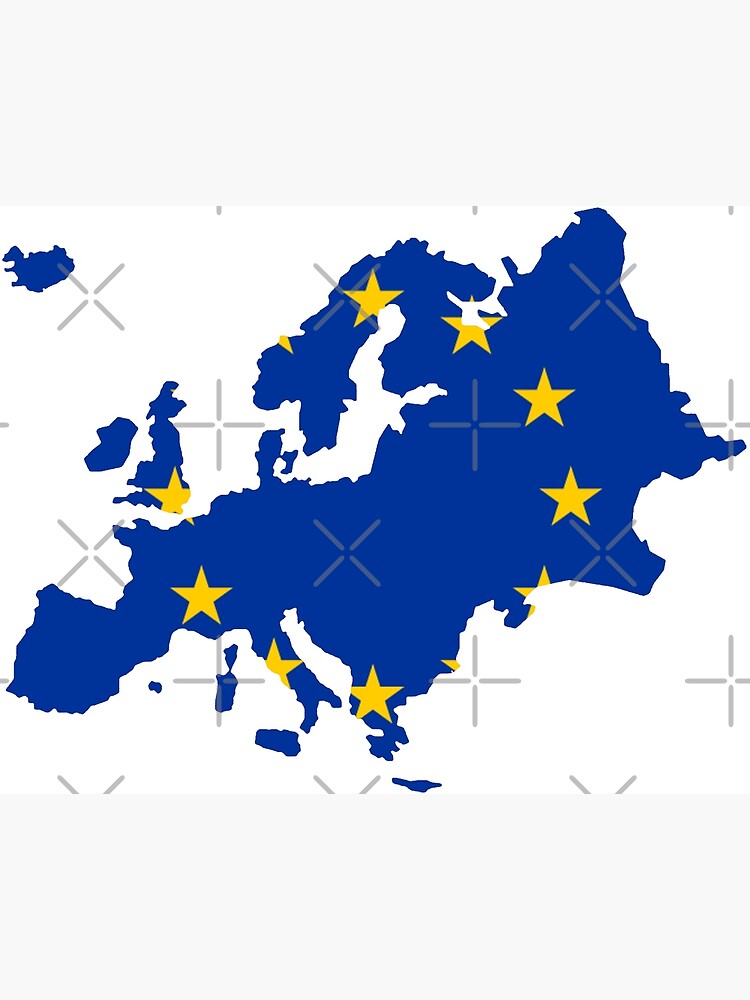 "United Europe - European Union Map" Poster for Sale by FallenFeline ...