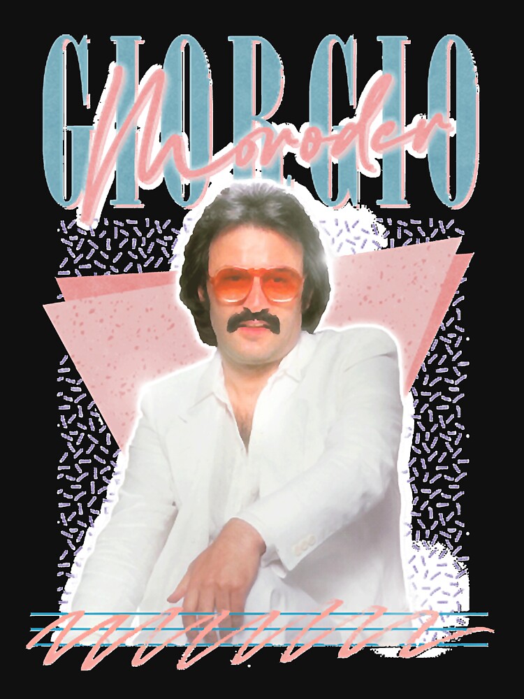 "Giorgio Moroder -- Retro Style Fan Art Design" T-shirt for Sale by ...