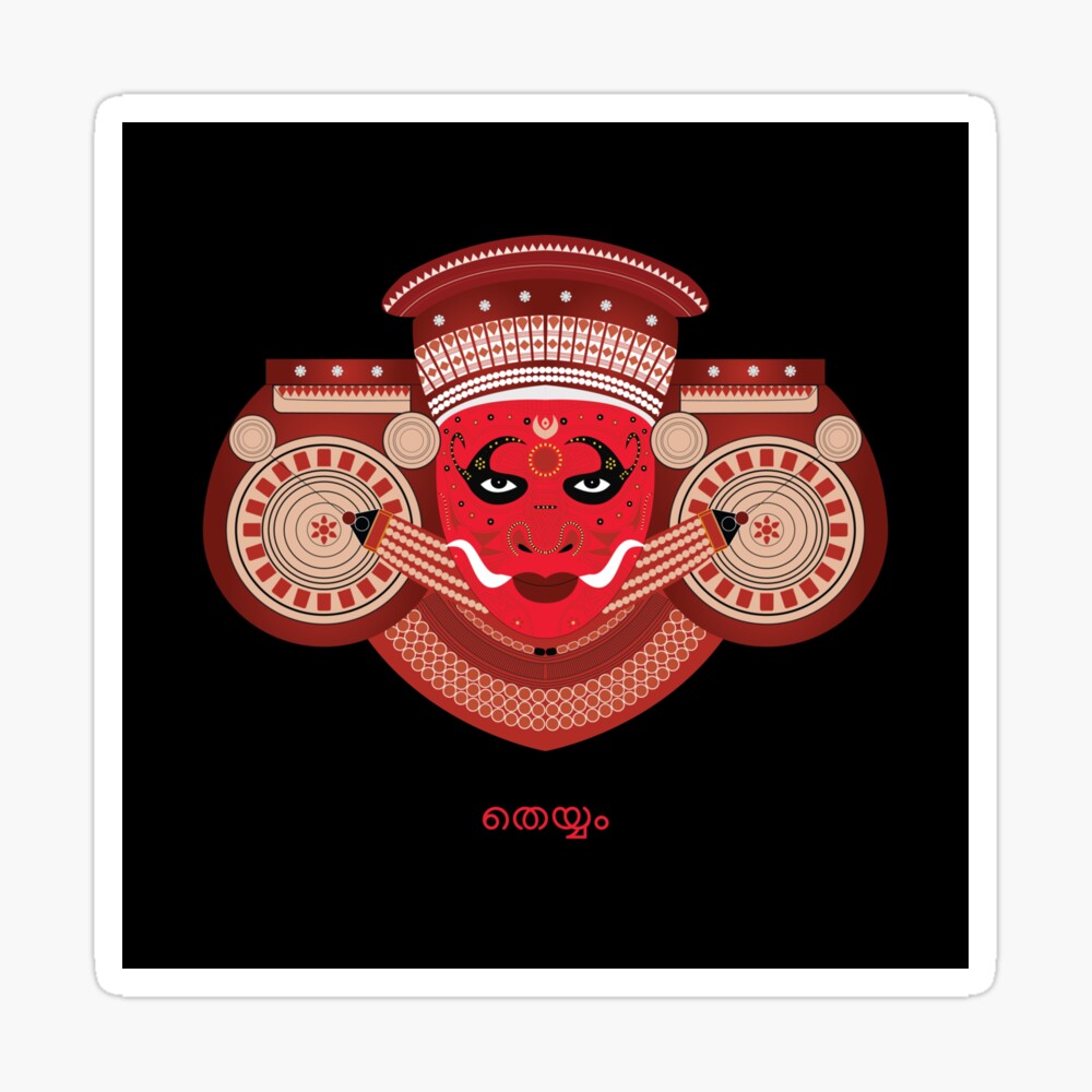Illustration Of A Theyyam Theyyam Is A Hindu Ritualistic, 49% OFF