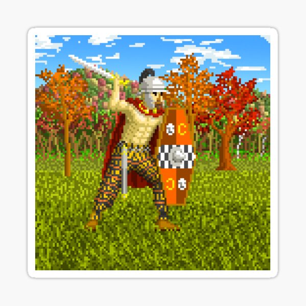 "Nervii Warrior 1st Cen BC" Sticker for Sale by PixHistoWarrior | Redbubble