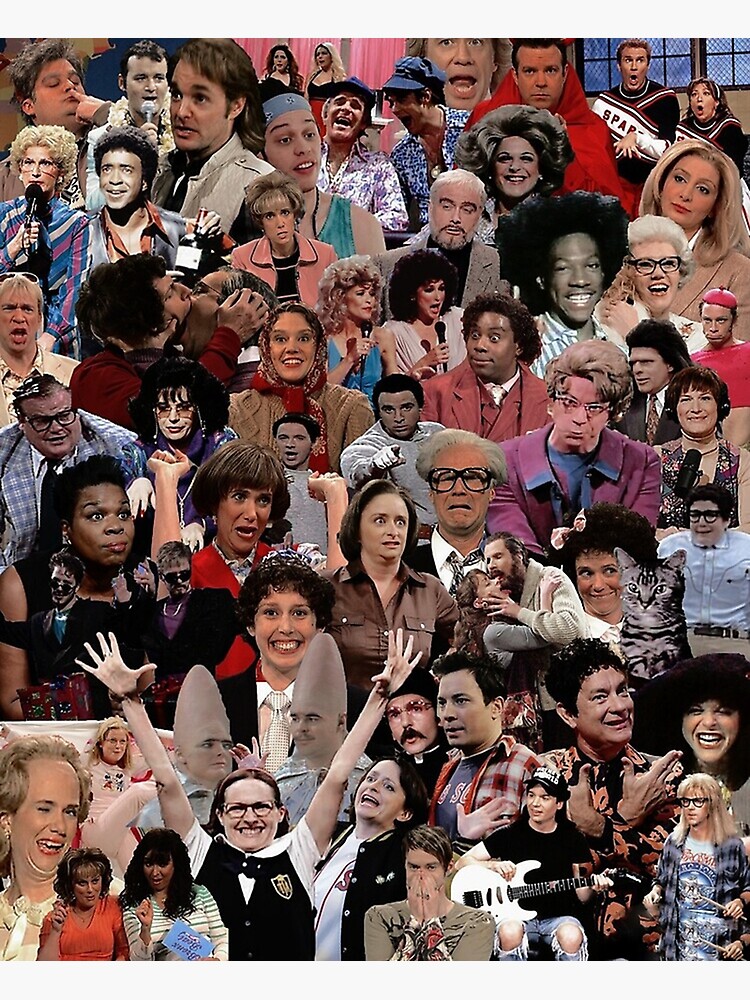 "saturday night live collage poster" Poster by tanyabaile | Redbubble