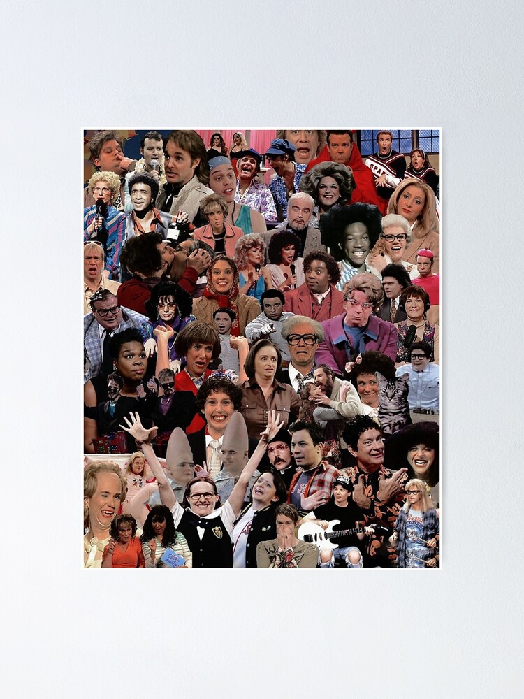 "saturday night live collage poster" Poster by tanyabaile | Redbubble