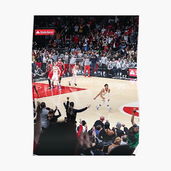 "Trae Young Celebration Three" Poster for Sale by MaricelaPadron ...