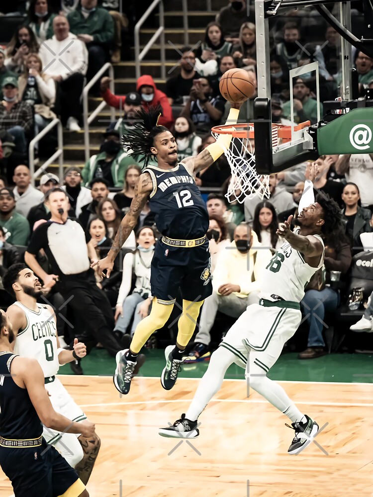 "Ja Morant posterized dunk on Marcus Smart" Sticker by MaricelaPadron ...