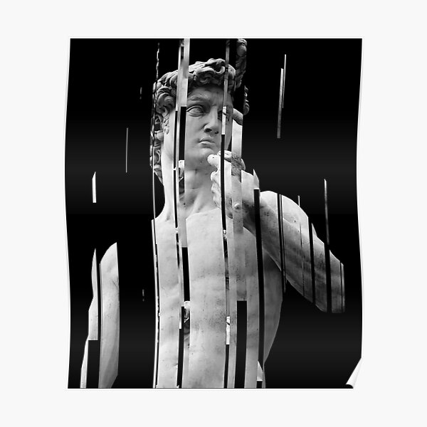 "David Glitch Classic ." Poster by babichgjfuen | Redbubble