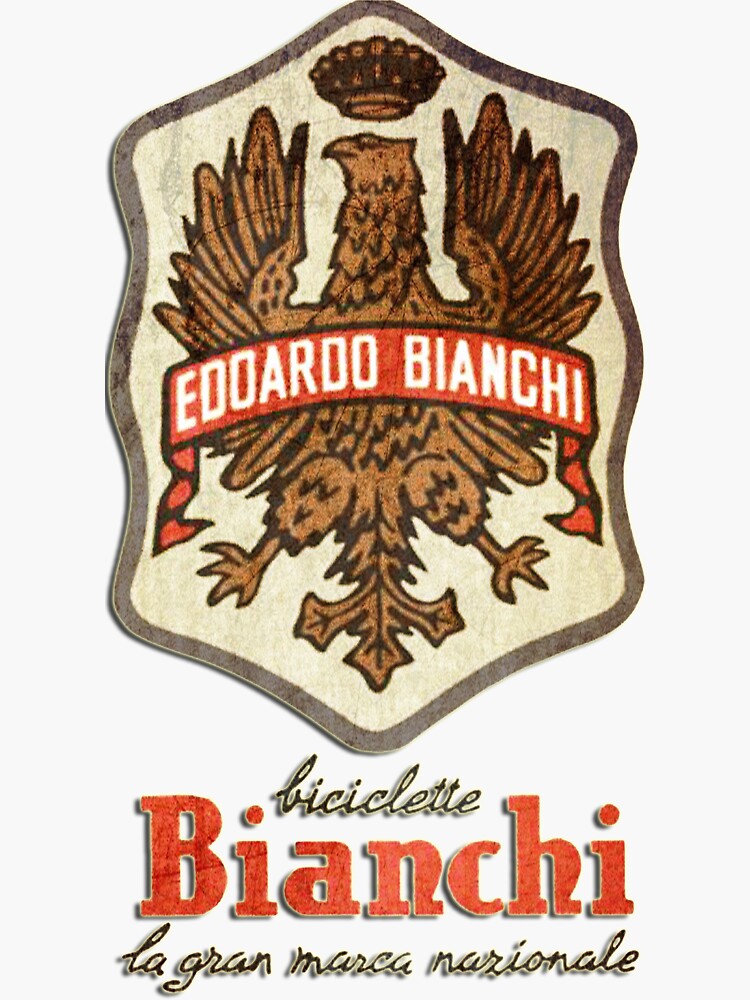 "Bicycle Classic Edoardo Bianchi" Sticker by salvailasenor | Redbubble