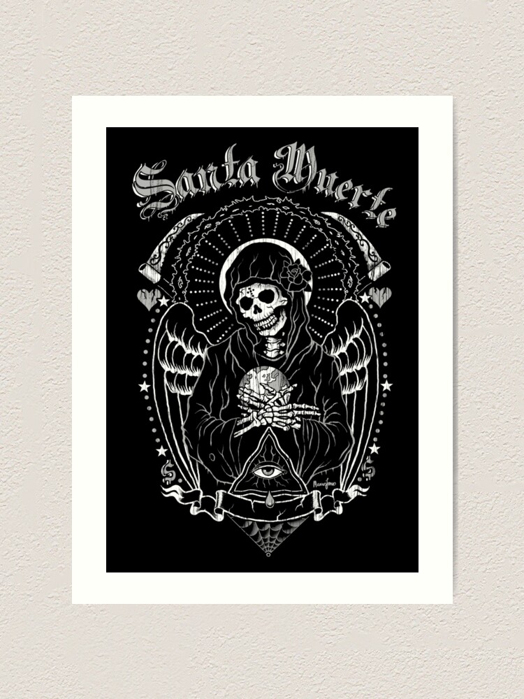"Holy Death Santa Muerte" Art Print for Sale by marcusjones | Redbubble