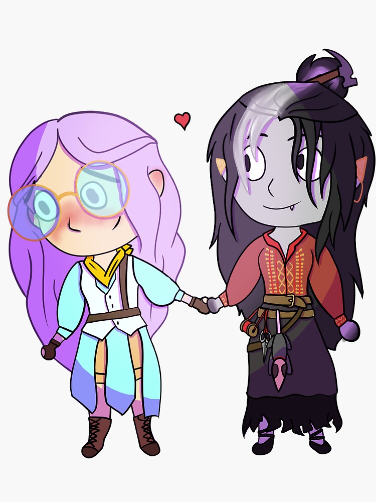 "Chibi Southern Gothic" Sticker by UnrenderedDuck | Redbubble