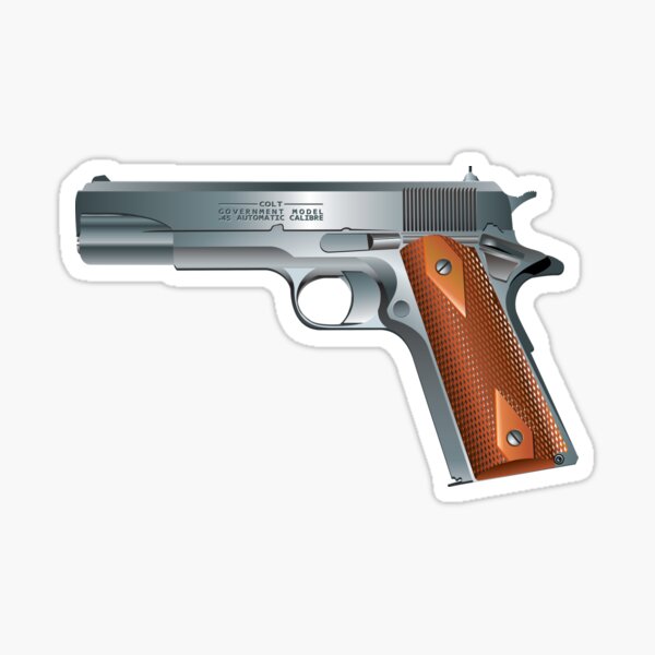 "COLT 45" Sticker by hoopaman | Redbubble