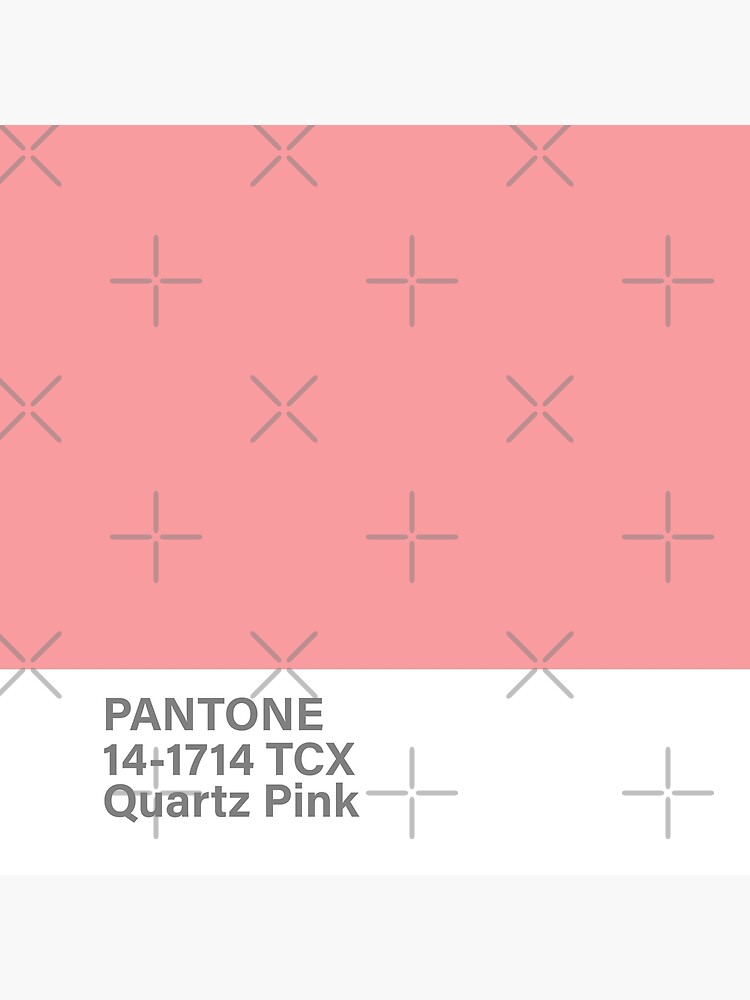 Póster «pantone 14-1714 TCX cuarzo rosa» de princessmi-com | Redbubble