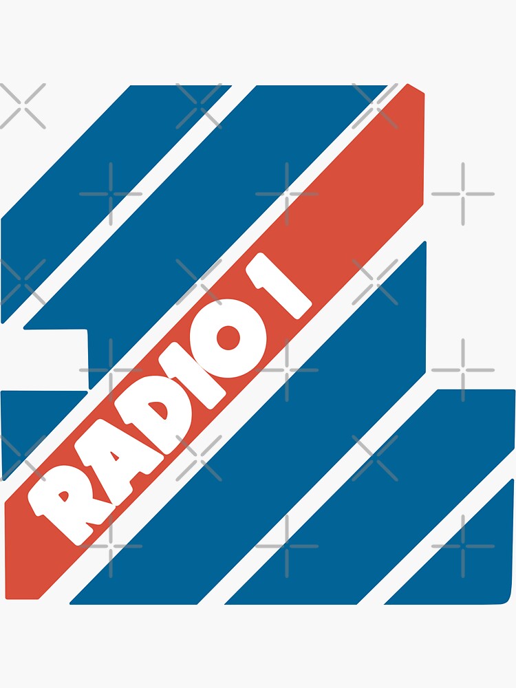 "BBC Radio 1 - 60's/70's Logo" Sticker for Sale by CherryCassette ...