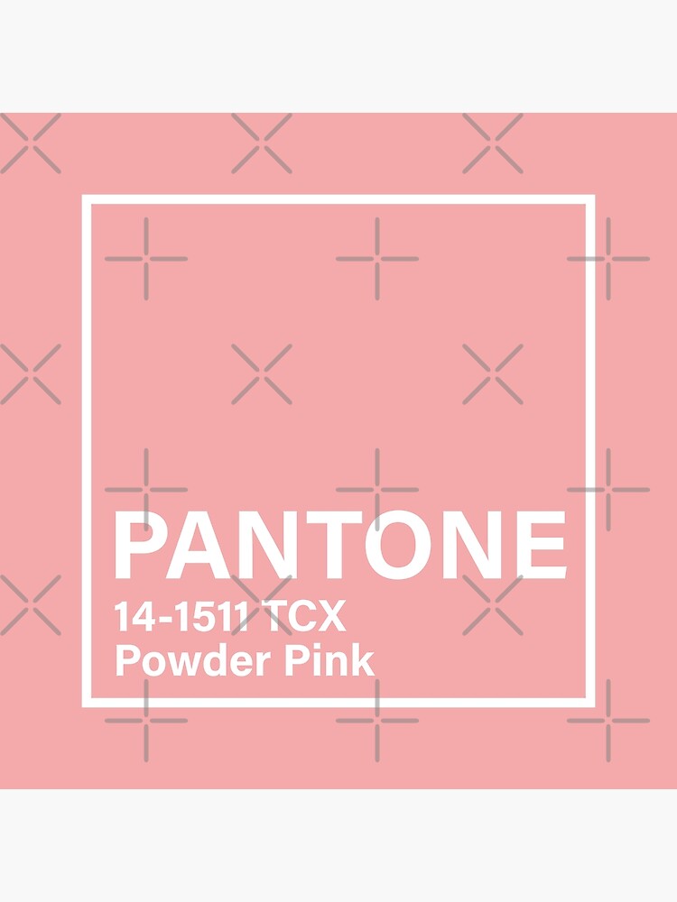 "pantone 14-1511 TCX Powder Pink" Poster for Sale by princessmi-com ...