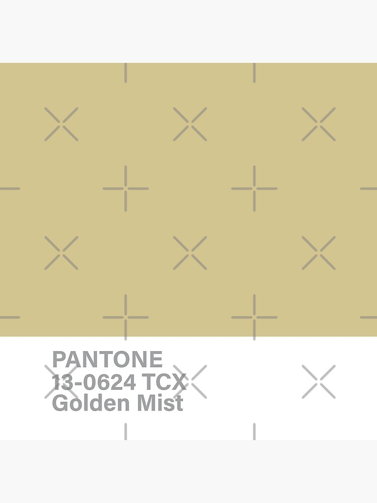 "pantone 13-0624 TCX Golden Mist" Poster for Sale by princessmi-com ...