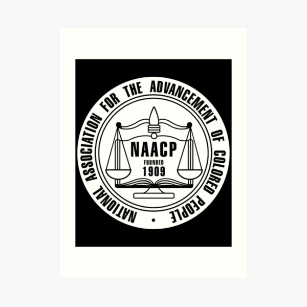 "naacp logo png transparent" Art Print for Sale by CleopatraPark ...