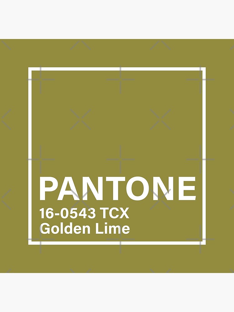 "pantone 16-0543 TCX Golden Lime" Poster for Sale by princessmi-com ...