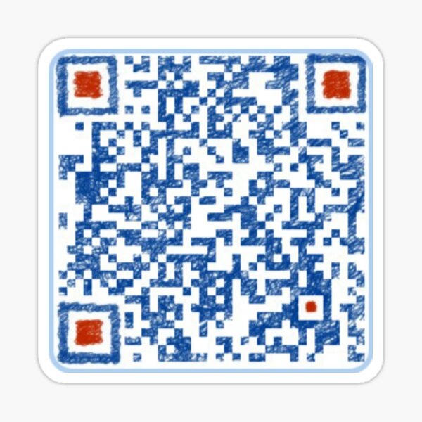 "dream smp qr code" Sticker by Vipzeyy | Redbubble