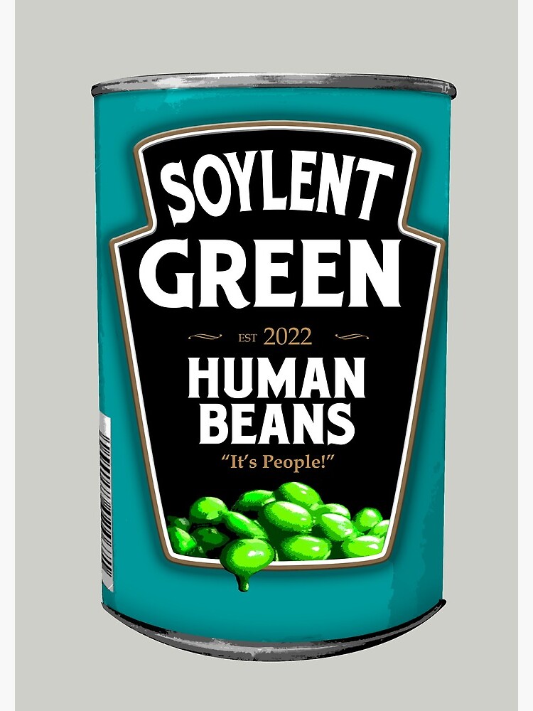 "Soylent Green : Human Beans" Spiral Notebook for Sale by WonkyRobot ...