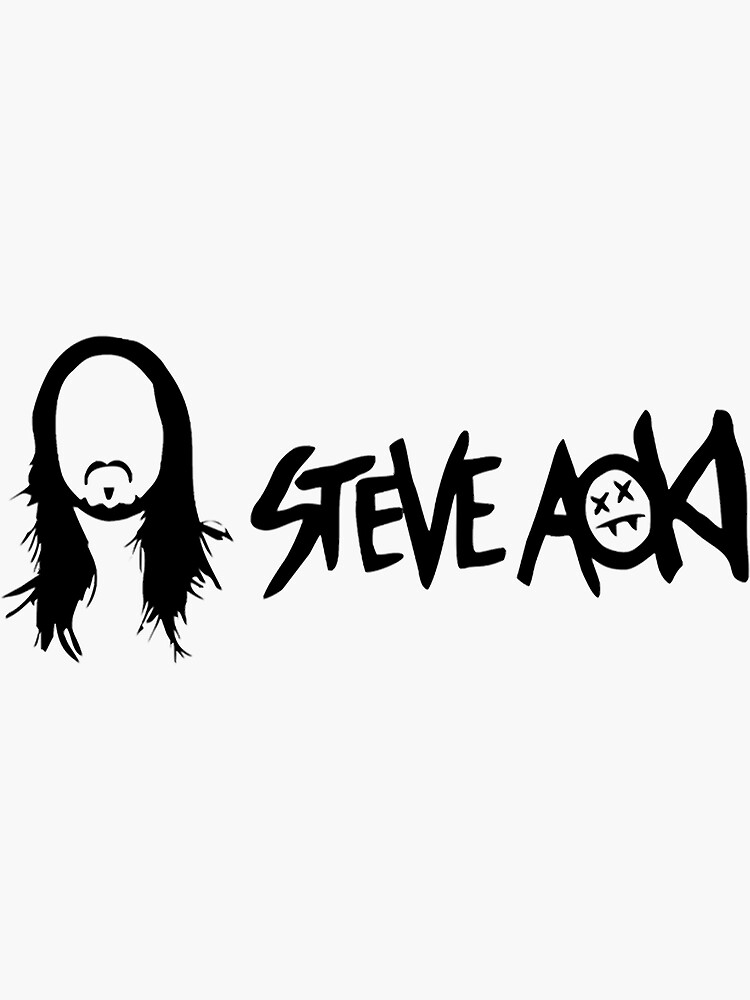 "Best seller steve aoki logo merchandise" Sticker for Sale by ...